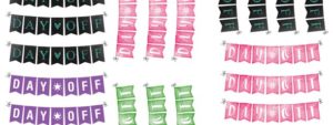 Day Off Banner Planner Labels