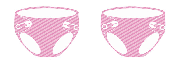 Printable Cut Out Baby Diapers