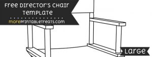 Directors Chair Template – Large