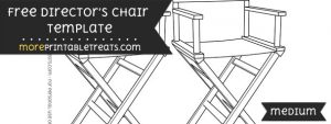 Directors Chair Template – Medium