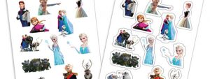 DIY Frozen Stickers