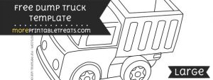 Dump Truck Template – Large