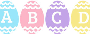 Easter Egg Alphabet