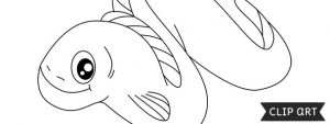 Eel Template – Clipart