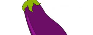 Eggplant Cut Out – Large