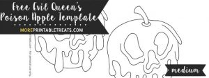 Evil Queen’s Poison Apple Template – Medium