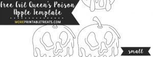 Evil Queen’s Poison Apple Template – Small