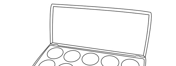 Make Up Palette Template