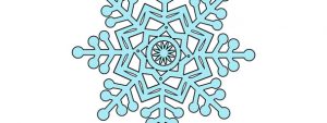 Fancy Snowflake Cut Out – Large