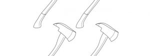 Firefighter Axe Template – Small