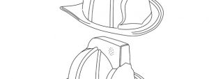 Firefighter Helmet Template – Medium