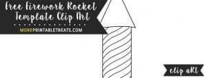 Firework Rocket Template – Clipart