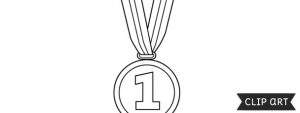 First Place Medal Template – Clipart