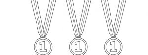 First Place Medal Template – Medium