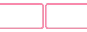 Flamingo Pink-Bordered Rectangle Labels