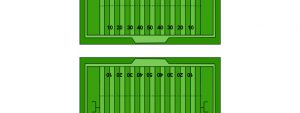Football Field Cut Out – Medium