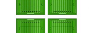 Football Field Cut Out – Small