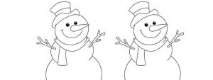 Frosty The Snowman Template – Medium