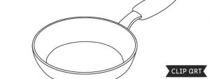 Frying Pan Template – Clipart