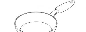 Frying Pan Template – Large
