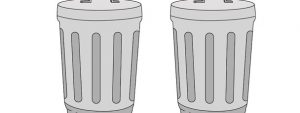 Garbage Can Cut Out – Medium