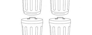 Garbage Can Template – Small