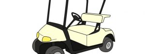 Golf Cart Cut Out – Large