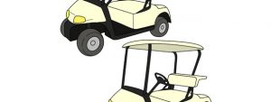 Golf Cart Cut Out – Medium