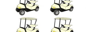 Golf Cart Cut Out – Small