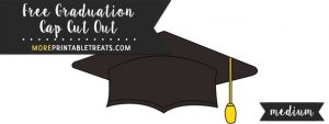 Graduation Cap Cut Out – Medium