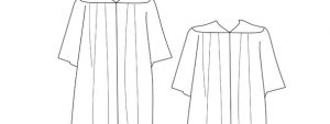 Graduation Gown Template – Medium