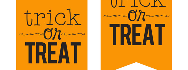 Halloween Bunting Banner Cut Out
