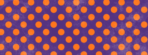 Halloween Polka Dot Scrapbook Paper