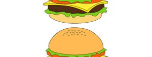 Hamburger Cut Out – Medium
