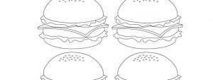 Hamburger Template – Small