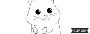 Hamster Template – Clipart