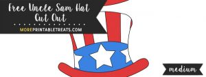 Hand Drawn Uncle Sam Hat Cut Out – Medium