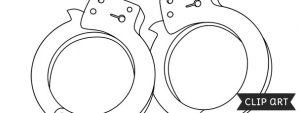 Handcuffs Template – Clipart