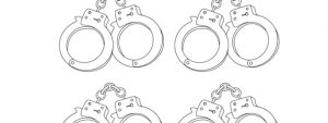 Handcuffs Template – Small