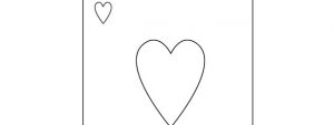 Heart Card Template – Large