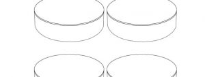 Hockey Puck Template – Small