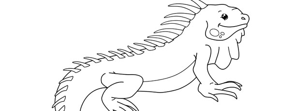 Printable Iguana Template Printable Word Searches
