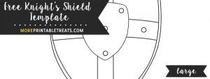 Knight’s Shield Template – Large