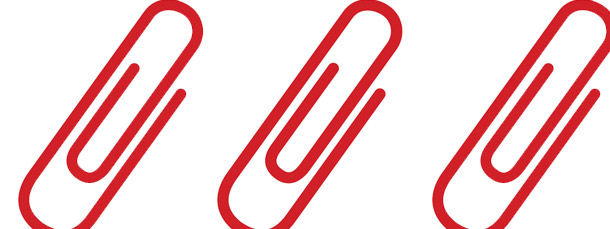 Lava Red Paper Clip