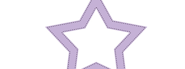 Free Printable Lavender Star Frame