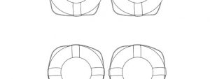 Life Preserver Ring Template – Small