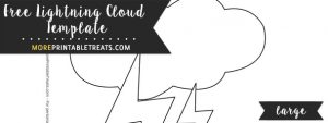 Lightning Cloud Template – Large