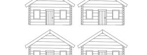 Log Cabin Template – Small