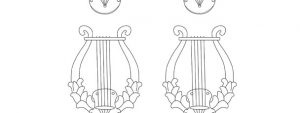 Lyre Template – Small