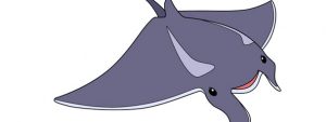 Manta Ray Cut Out – Large